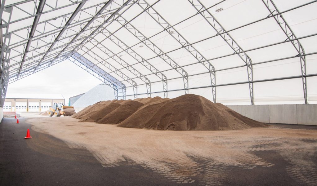 Frac Sand Storage | Fabric Covered Structures