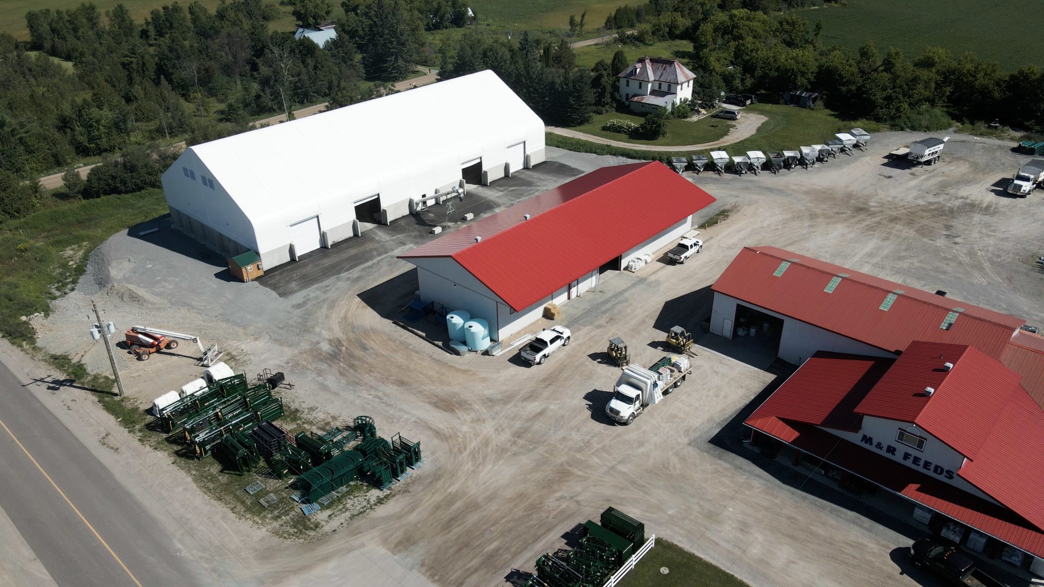 Flat Grain Storage | Fabric Covered Structures